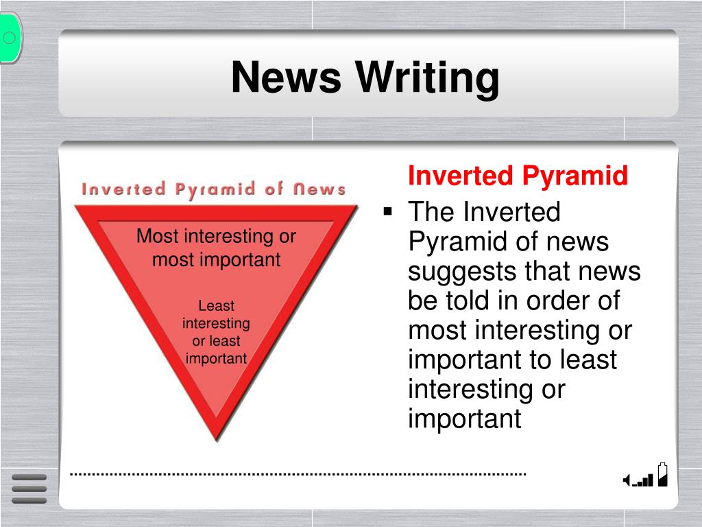 PPT - News Writing PowerPoint Presentation, free download - ID:692947