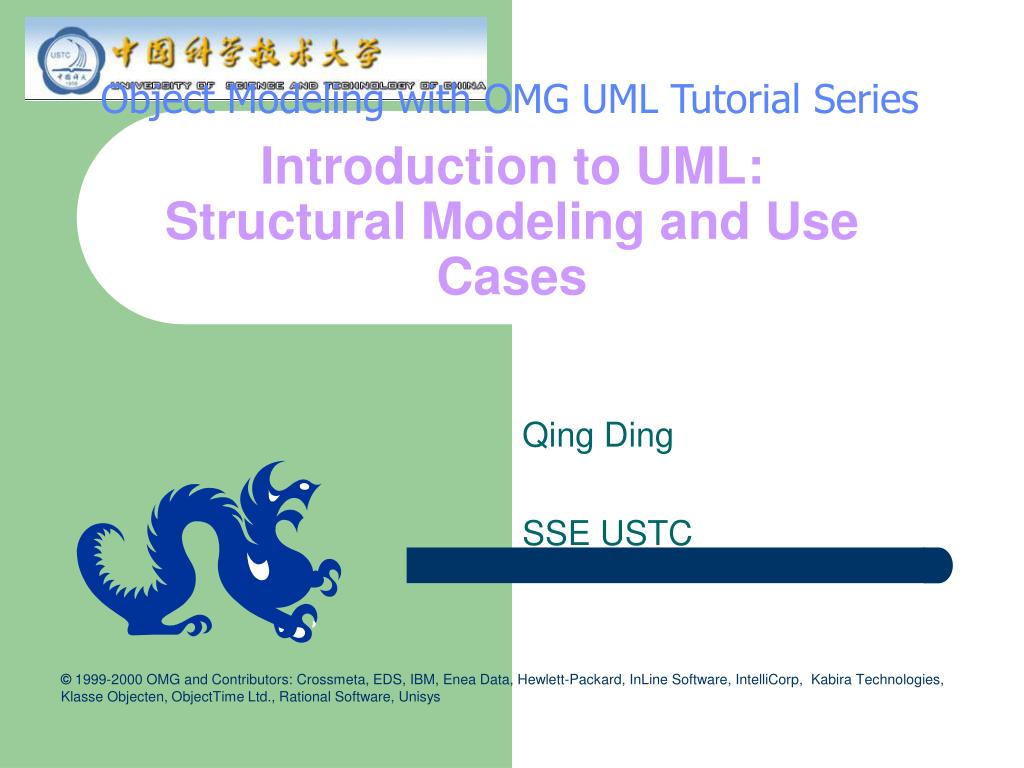 Ppt Introduction To Uml Structural Modeling And Use Cases Powerpoint Presentation Id693426
