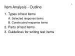PPT - ITEM ANALYSIS PowerPoint Presentation, free download - ID:5578047