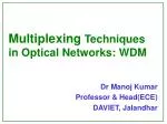 PPT - Optical Amplifiers An Important Element of WDM Systems PowerPoint Presentation - ID:604057