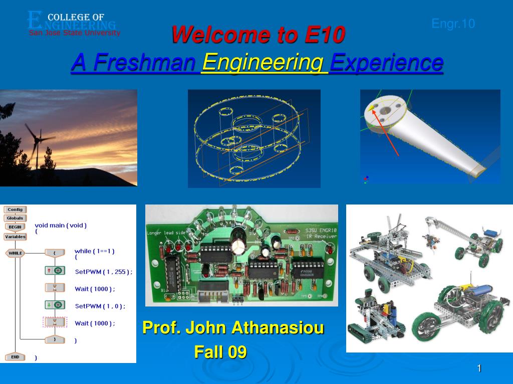 PPT - Welcome to E10 A Freshman Engineering Experience PowerPoint ...