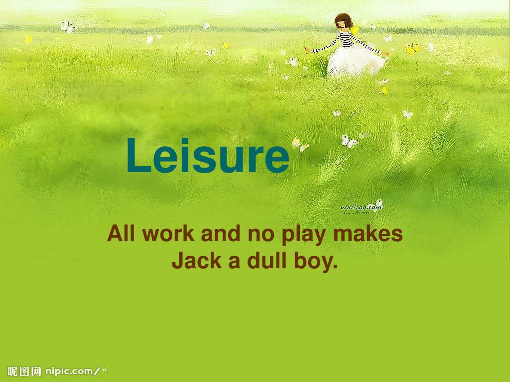 PPT - Leisure PowerPoint Presentation, free download - ID:696729