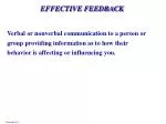 PPT - Giving Effective Feedback PowerPoint Presentation, free download ...
