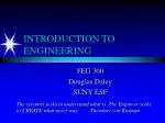 PPT - Introduction to Engineering PowerPoint Presentation, free ...