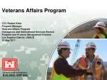 PPT - VA IRRRl Program for Veterans PowerPoint Presentation, free ...