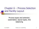 PPT - Chapter 6 Process Selection and Facility Layout PowerPoint Presentation - ID:3004271