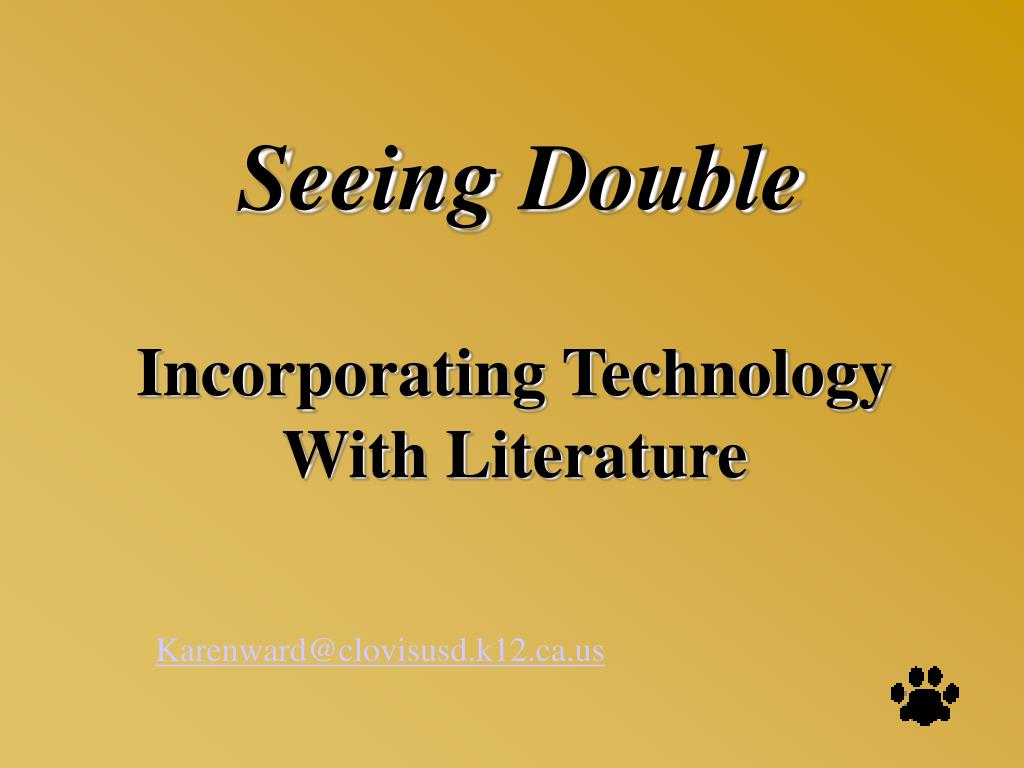 PPT - Seeing Double PowerPoint Presentation, free download - ID:70260