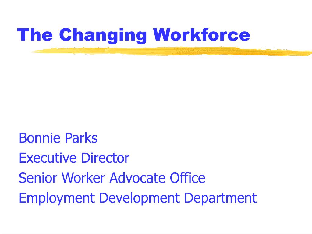 PPT - The Changing Workforce PowerPoint Presentation, free download ...