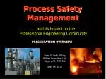 PPT - Process Safety Management PowerPoint Presentation, free download ...