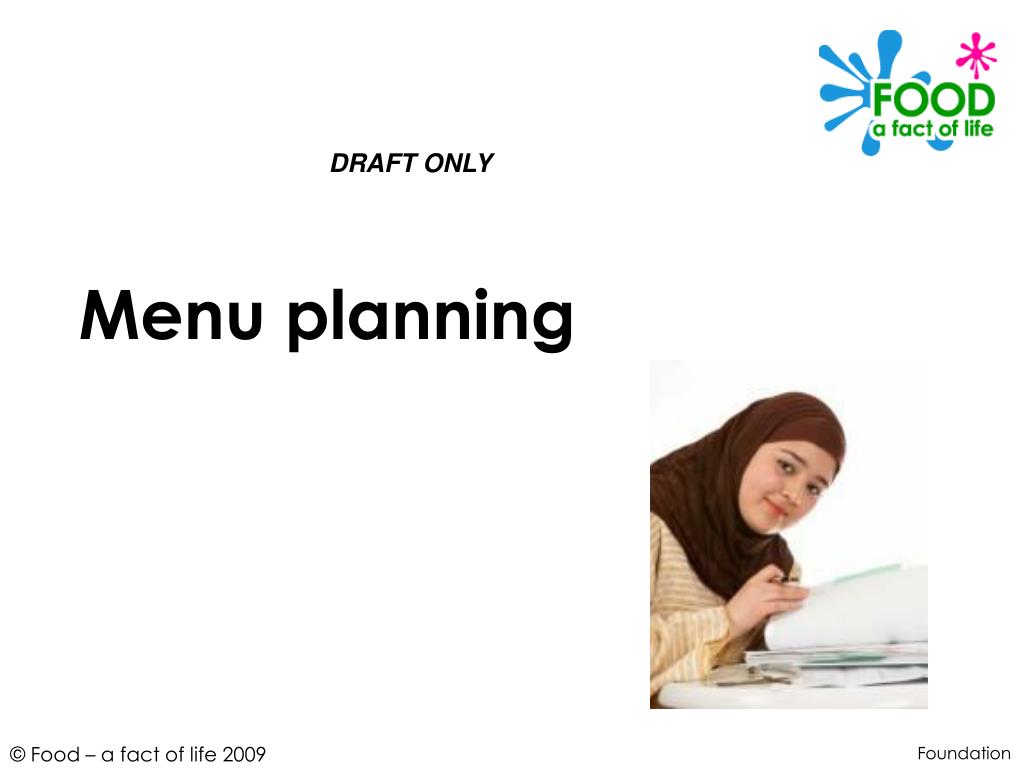 PPT - Menu planning PowerPoint Presentation, free download - ID:70560