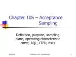 PPT - Understanding Attribute Acceptance Sampling PowerPoint ...