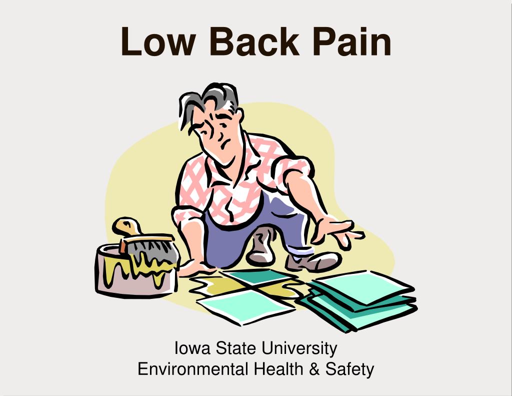 PPT - Low Back Pain PowerPoint Presentation, free download - ID:70705
