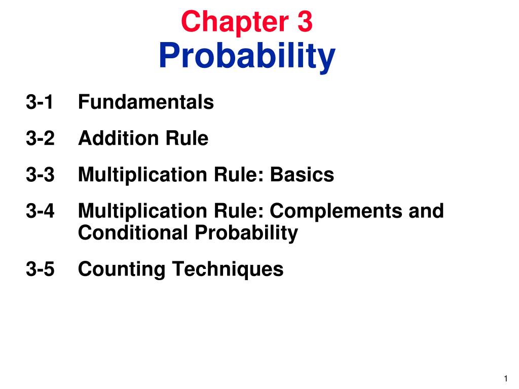 PPT - Chapter 3 Probability PowerPoint Presentation, free download - ID ...