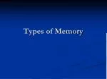 PPT - Types of memory PowerPoint Presentation, free download - ID:5903729