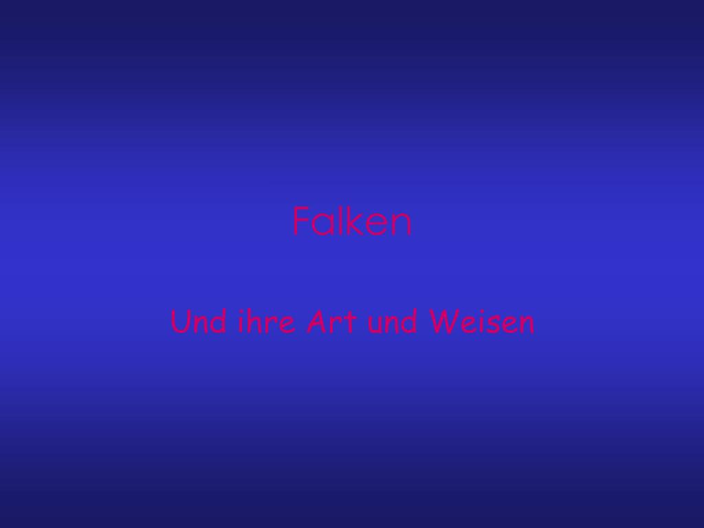 PPT - Falken PowerPoint Presentation, free download - ID:711896