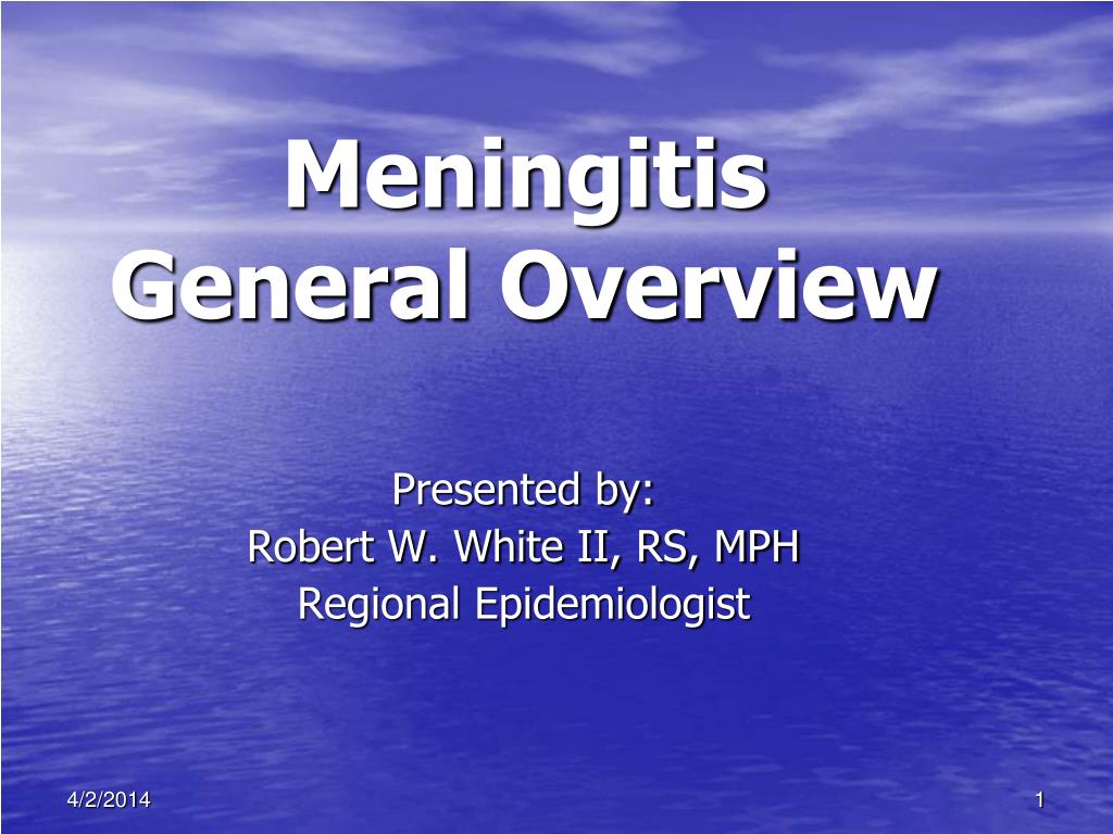PPT - Meningitis General Overview PowerPoint Presentation, free ...
