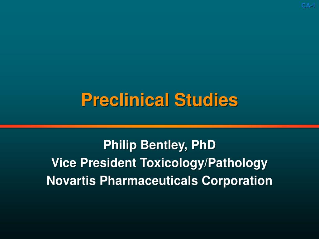 PPT - Preclinical Studies PowerPoint Presentation, free download - ID ...