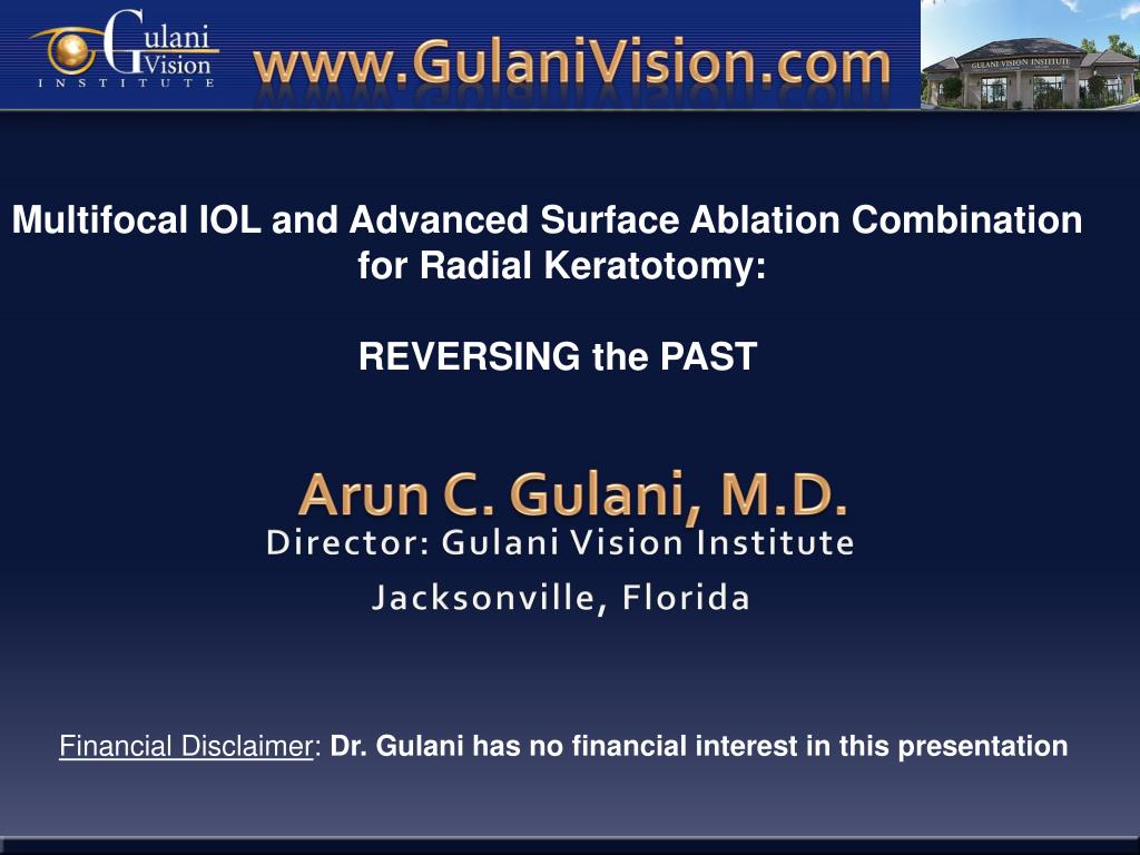 PPT - Arun C. Gulani , M.D. PowerPoint Presentation, free download - ID ...
