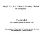 PPT - Chapter 6 Quine-McCluskey Method PowerPoint Presentation, free download - ID:2968297
