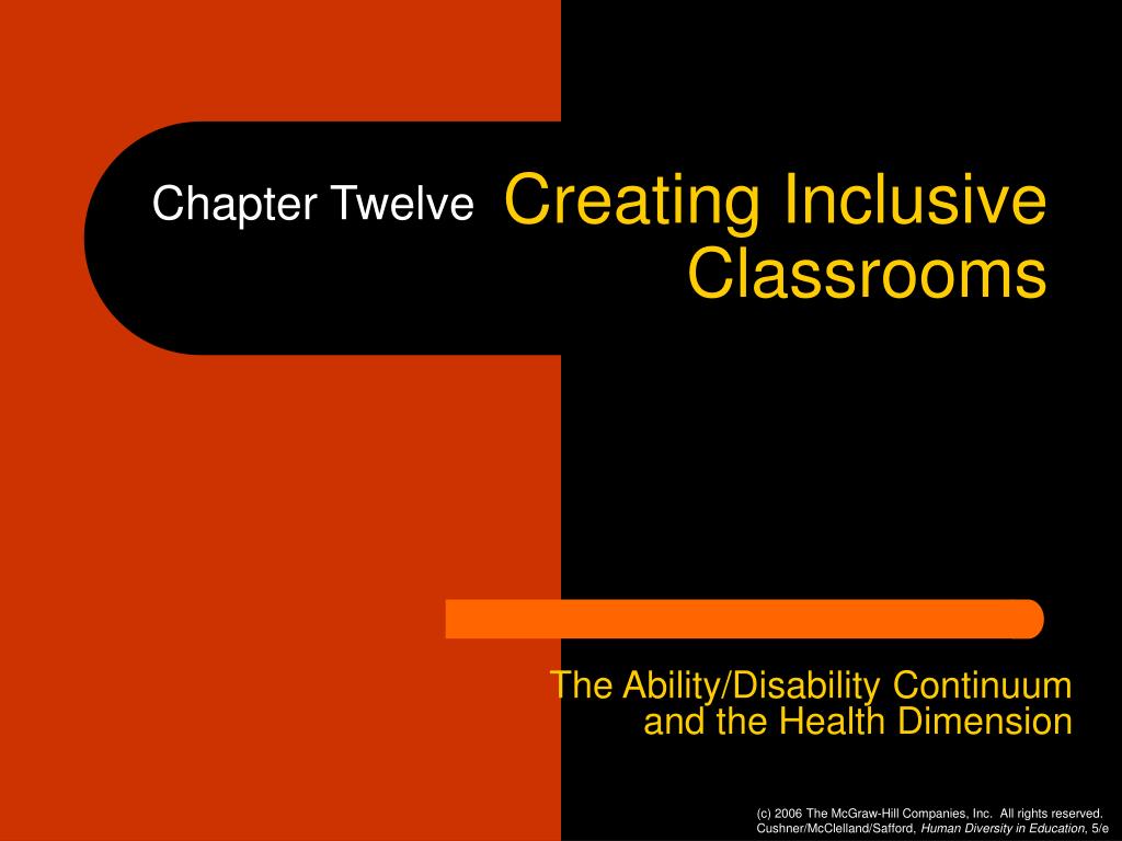 PPT - Creating Inclusive Classrooms PowerPoint Presentation, free ...