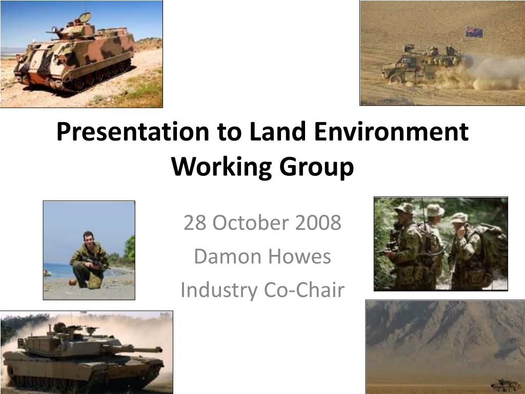 PPT - Presentation to Land Environment Working Group PowerPoint ...