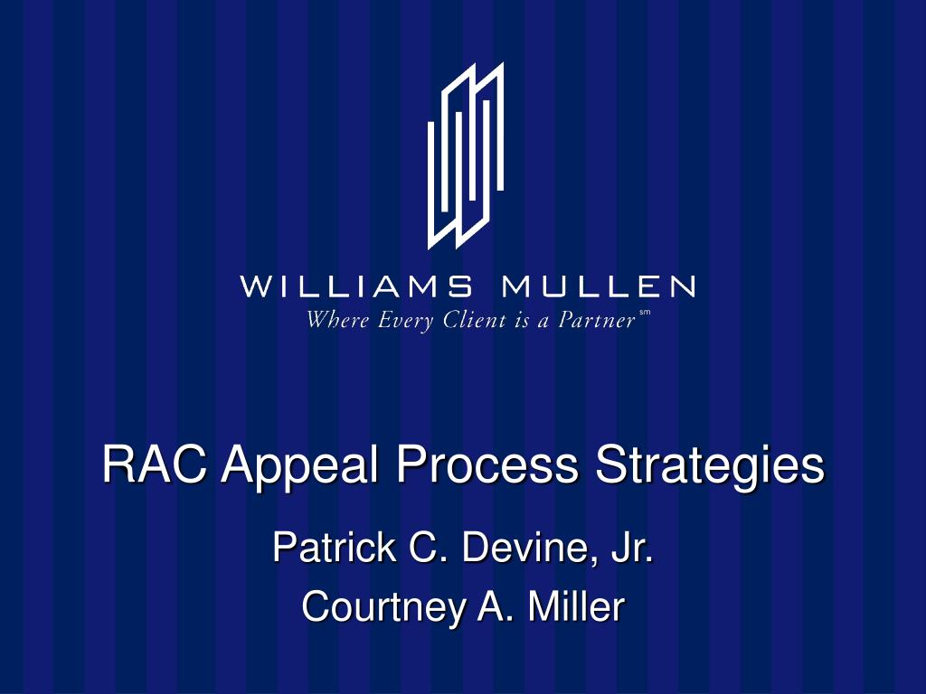 PPT - RAC Appeal Process Strategies PowerPoint Presentation, free ...