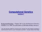 PPT - Chapter 1: Introduction to genetics PowerPoint Presentation, free ...