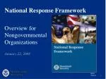 PPT - National Response Framework PowerPoint Presentation, free ...