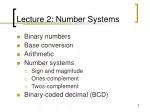 PPT - Octal & Hexadecimal Number Systems PowerPoint Presentation, free ...