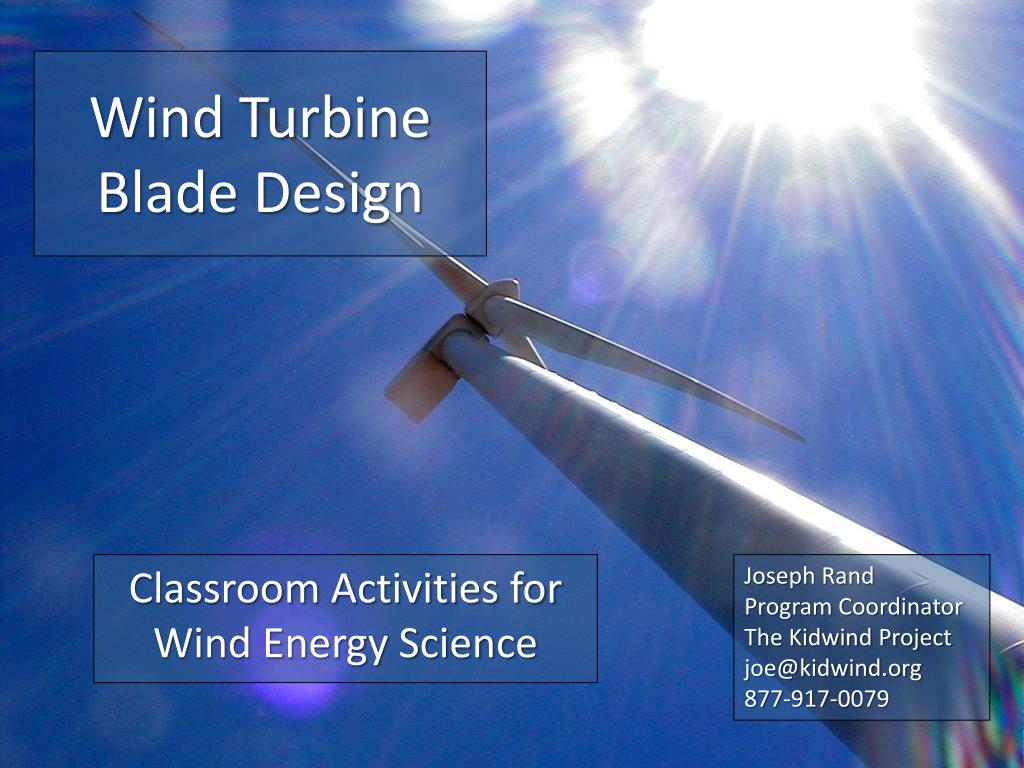 PPT - Wind Turbine Blade Design PowerPoint Presentation, free download ...