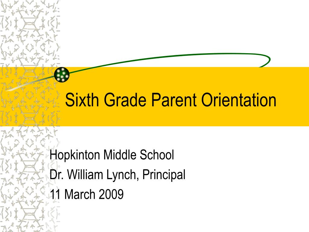 PPT - Sixth Grade Parent Orientation PowerPoint Presentation, free ...