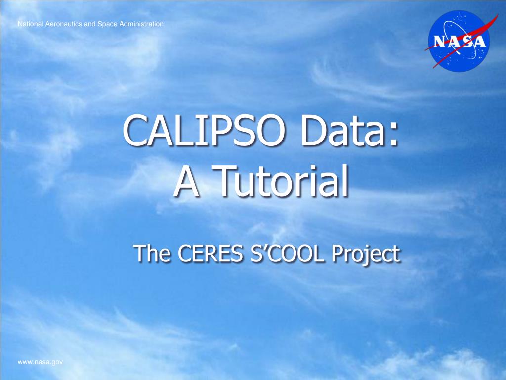 PPT - CALIPSO Data: A Tutorial PowerPoint Presentation, free download ...