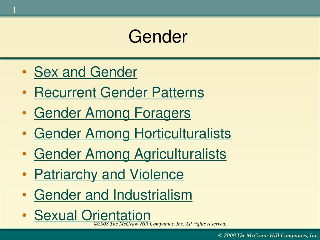 PPT - Gender PowerPoint Presentation, free download - ID:730375