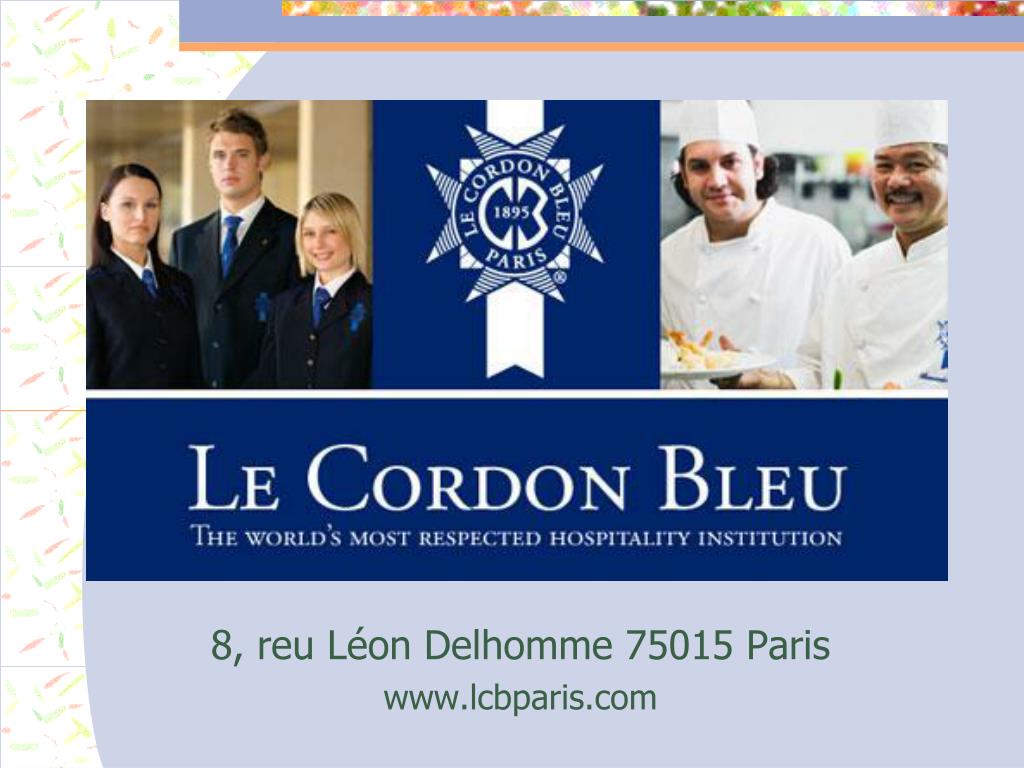 PPT - Le Cordon Bleu Paris PowerPoint Presentation, free download - ID ...