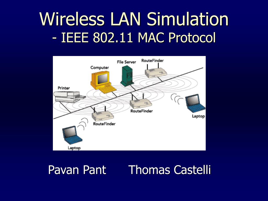 PPT - Wireless LAN Simulation - IEEE 802.11 MAC Protocol PowerPoint Presentation - ID:731127