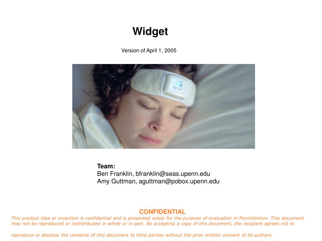 PPT - Widget PowerPoint Presentation, free download - ID:73175