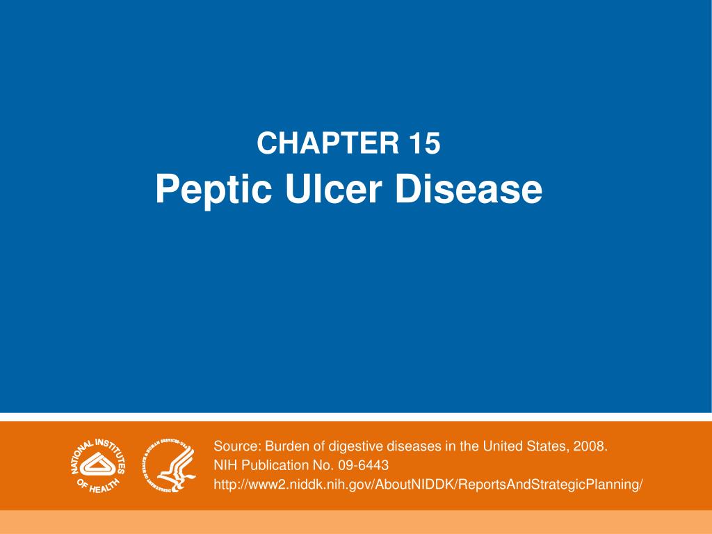 PPT - CHAPTER 15 Peptic Ulcer Disease PowerPoint Presentation, free ...