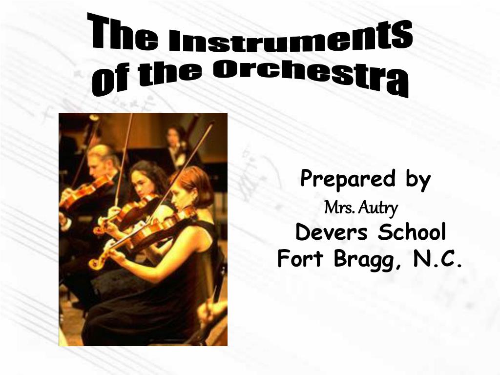 PPT - The Instruments of the Orchestra PowerPoint Presentation, free ...