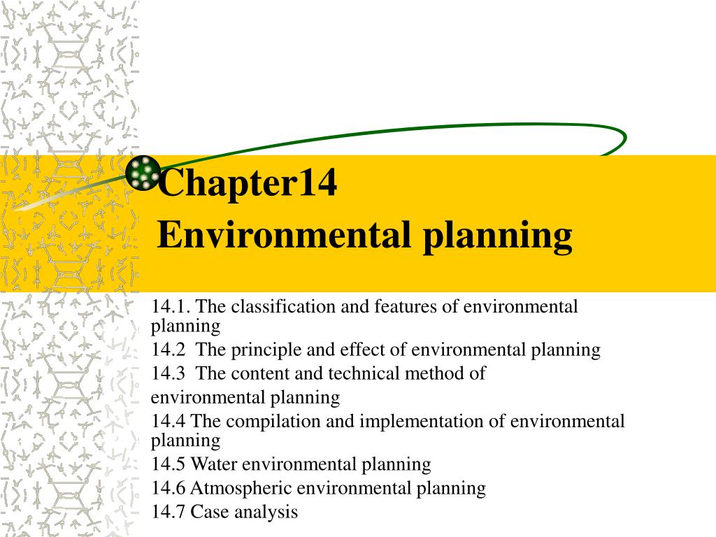 PPT - Chapter14 Environmental planning PowerPoint Presentation, free ...