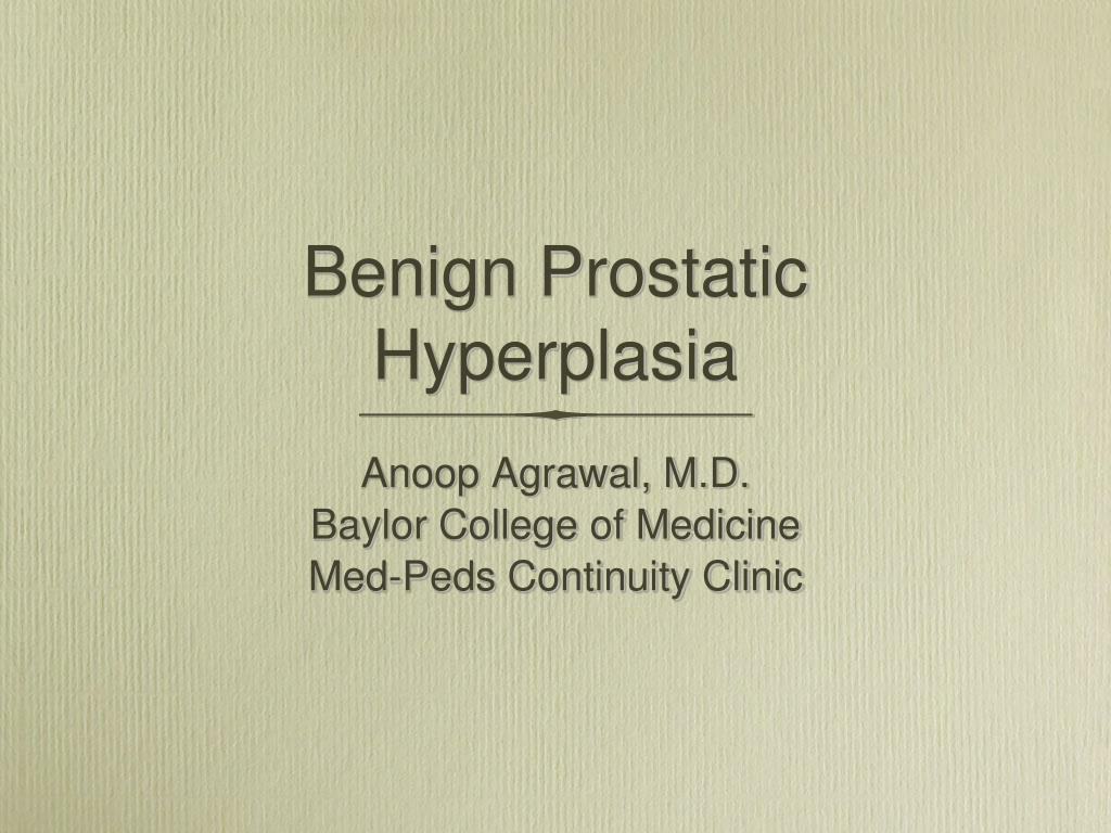 PPT - Benign Prostatic Hyperplasia PowerPoint Presentation, free ...