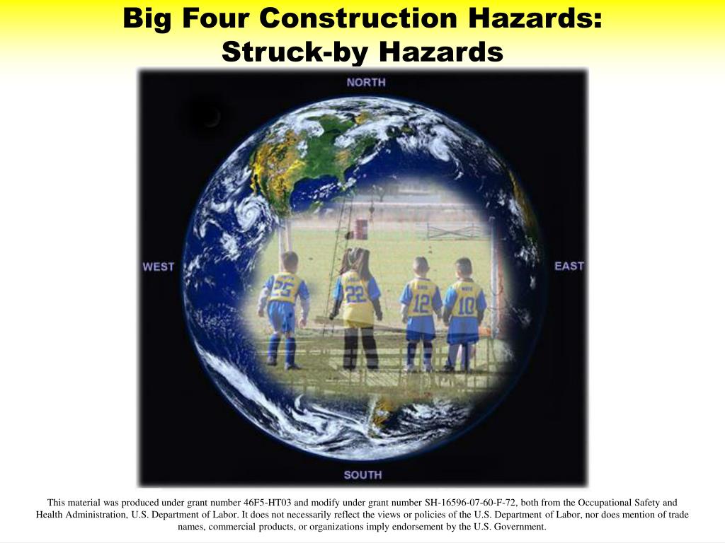 PPT - Big Four Construction Hazards: Struck-by Hazards PowerPoint ...
