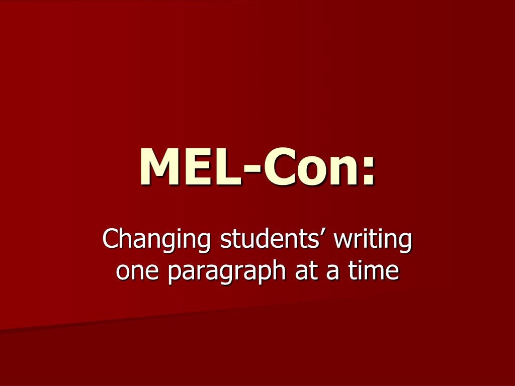 PPT - MEL-Con: PowerPoint Presentation, free download - ID:738750