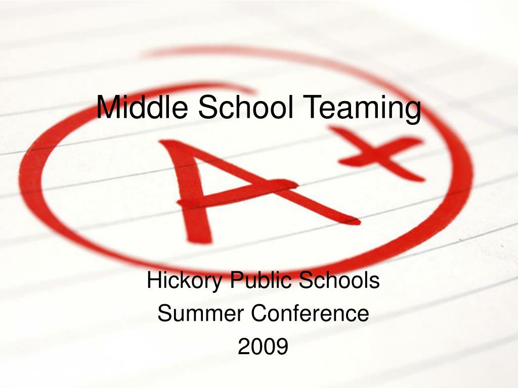 PPT - Middle School Teaming PowerPoint Presentation, free download - ID ...