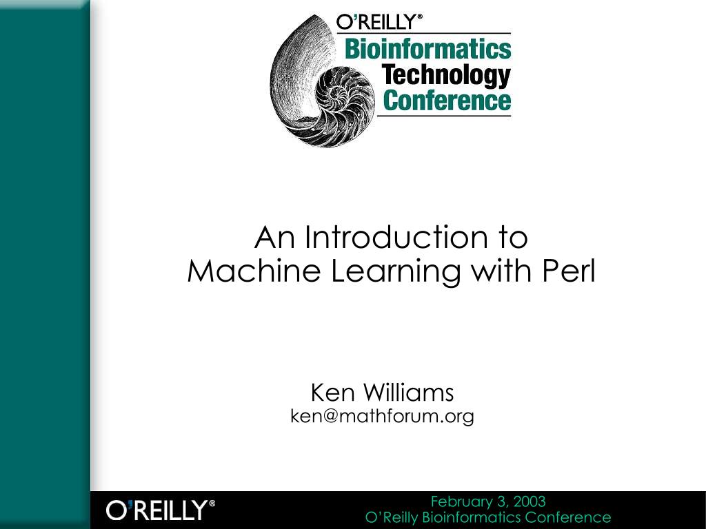 PPT - An Introduction to Machine Learning with Perl PowerPoint ...