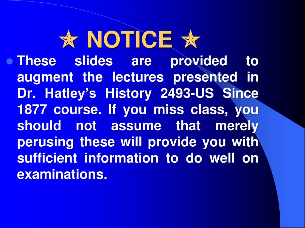 PPT - NOTICE PowerPoint Presentation, free download - ID:739791