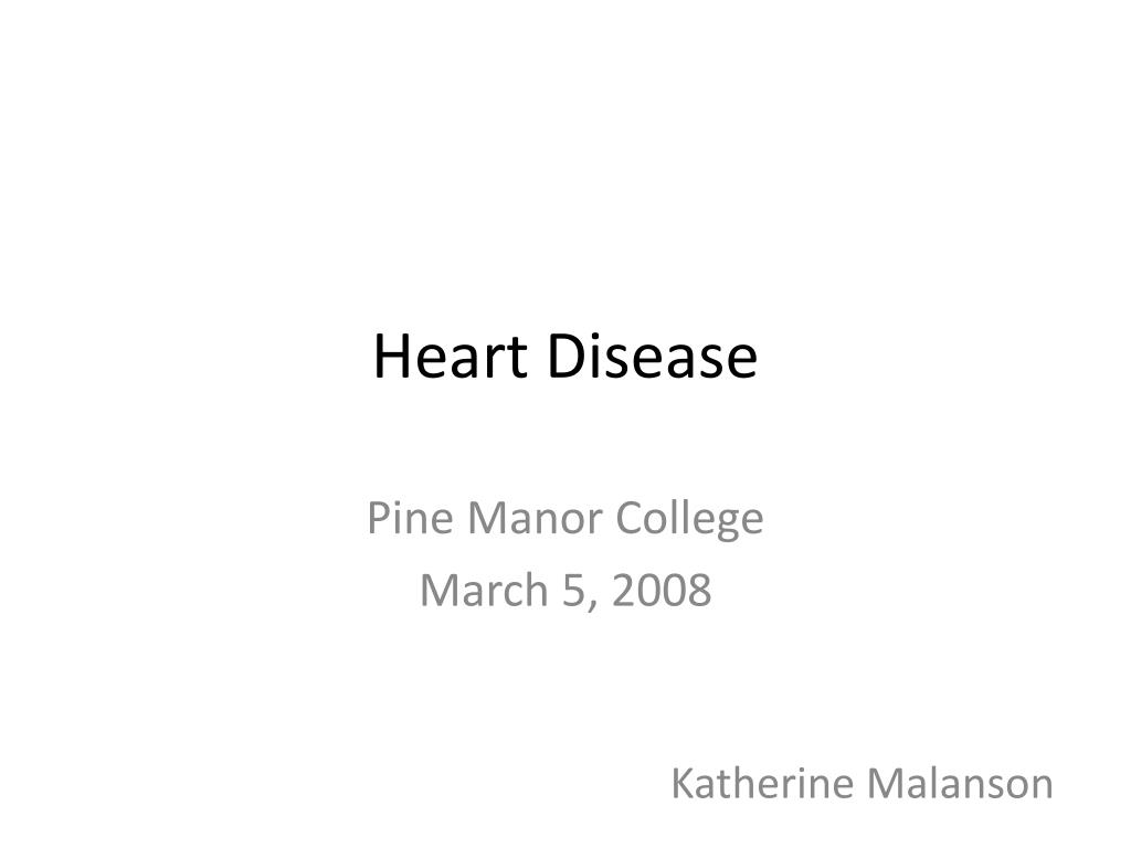 PPT - Heart Disease PowerPoint Presentation, free download - ID:740