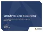 PPT - computer Integrated manufacturing PowerPoint Presentation, free ...