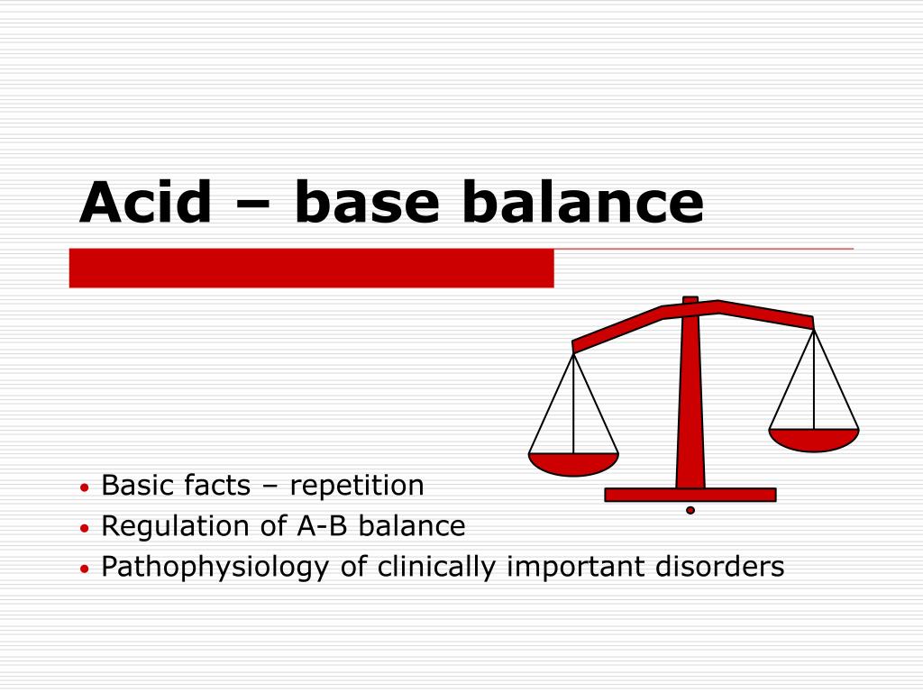 PPT - Acid – base balance PowerPoint Presentation, free download - ID ...