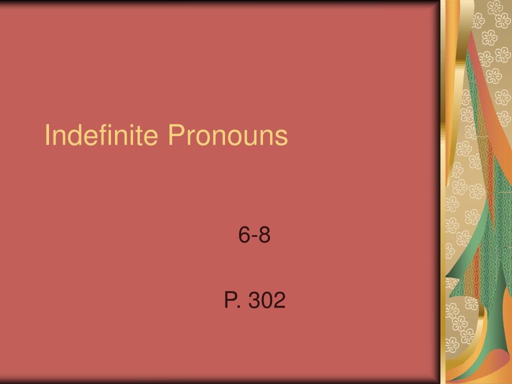 PPT - Indefinite Pronouns PowerPoint Presentation, free download - ID ...