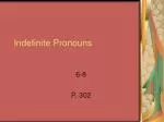 PPT - Indefinite Pronouns PowerPoint Presentation, free download - ID ...